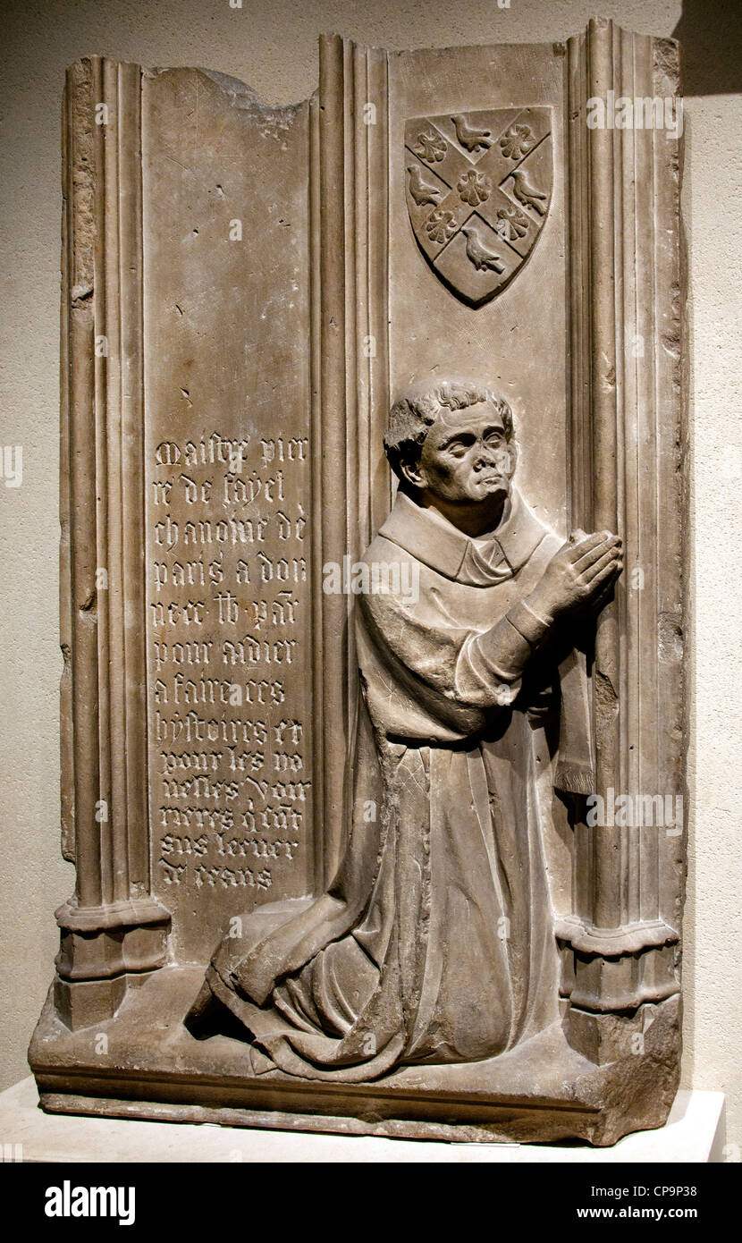 Notre Dame de Paris Pierre Fayel canon de Paris1344 Jean Ravy 14 siècle ...