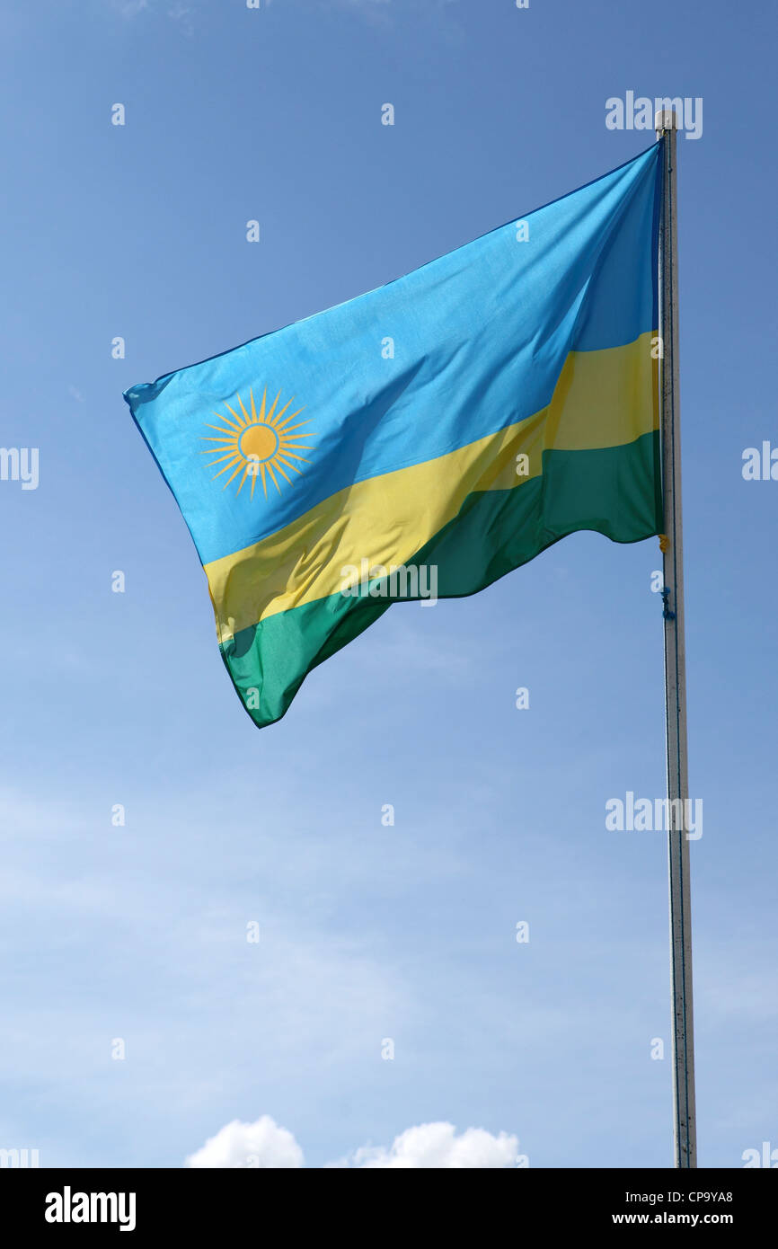 Drapeau rwandais Banque de photographies et d’images à haute résolution ...