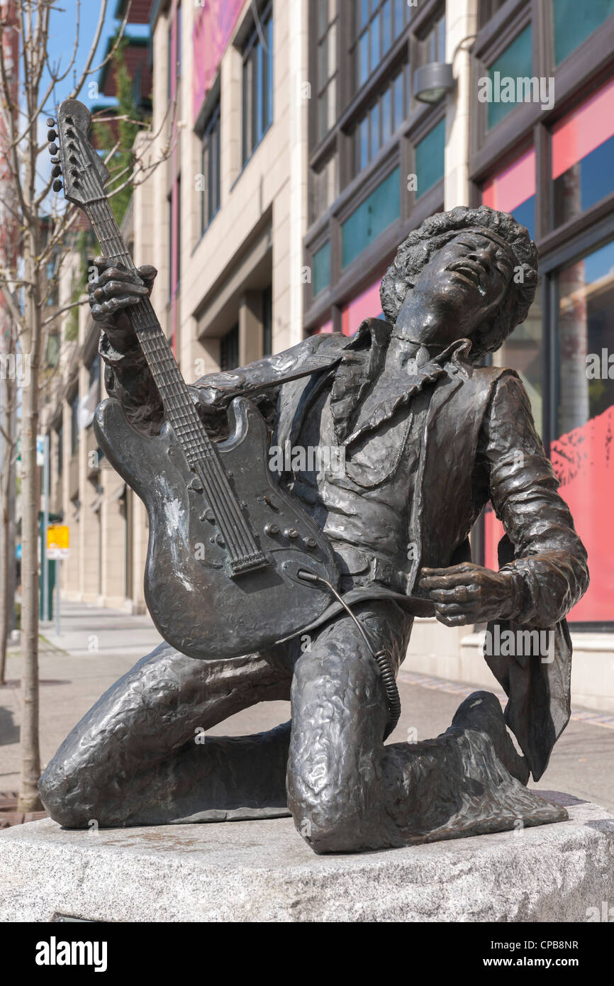 Jimi hendrix statue Banque de photographies et d’images à haute ...