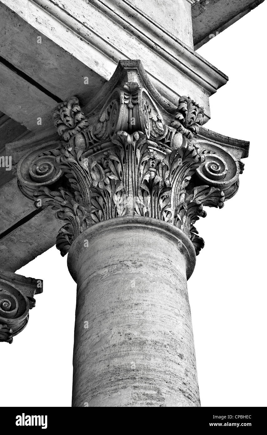 Pilier de colonne corinthienne Banque de photographies et d’images à ...