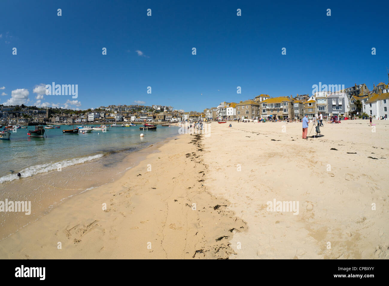 St ives cornwall painting Banque de photographies et d’images à haute ...
