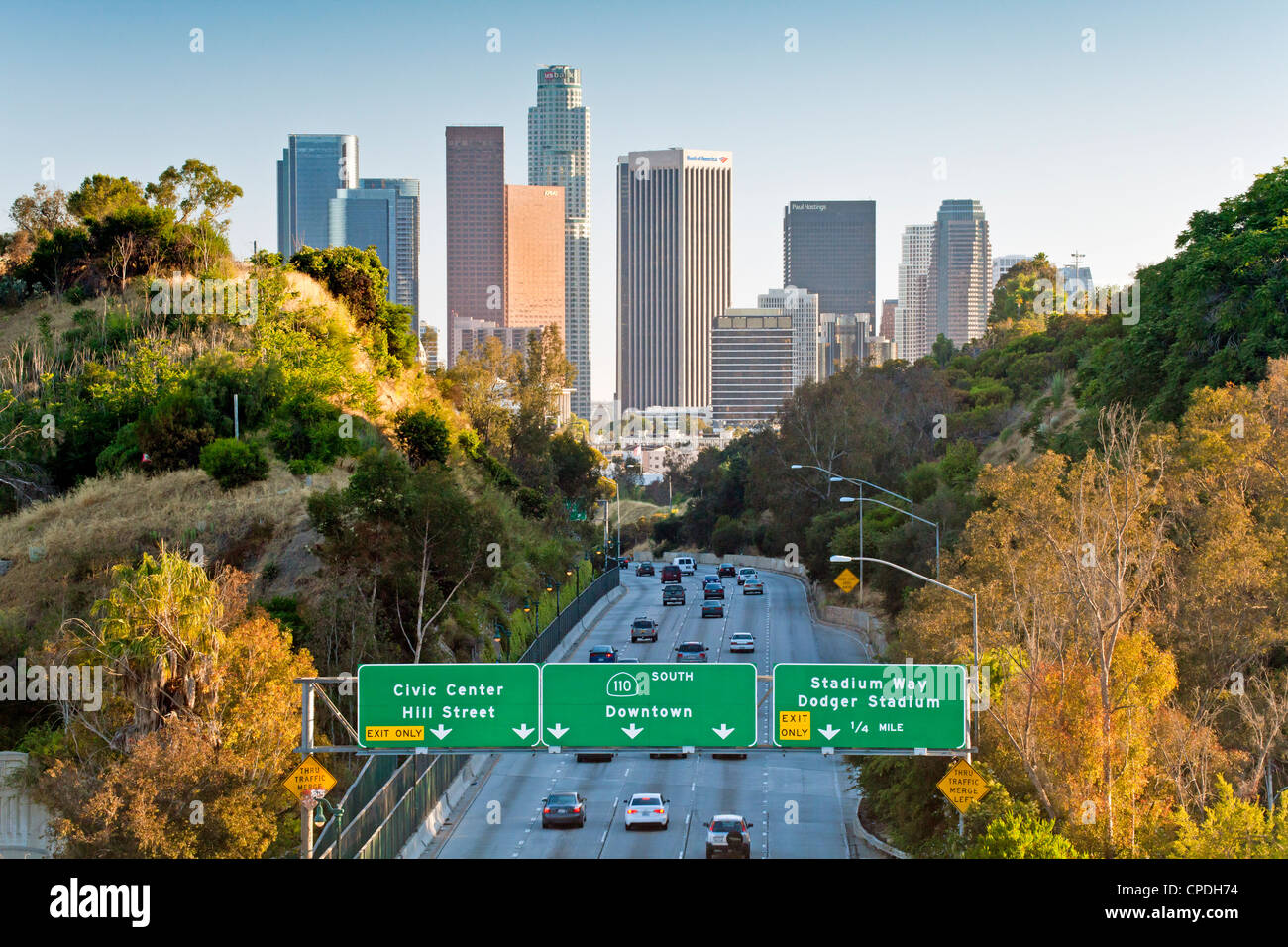 Autoroute Los Angeles Banque d'image et photos - Alamy