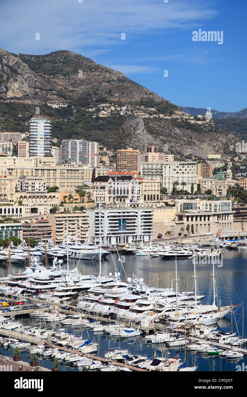 Le Port Hercule, Port, Monte Carlo, Monaco, Cote d'Azur, Méditerranée ...