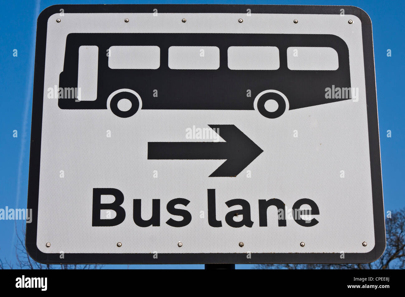 Bus lane sign Banque de photographies et d’images à haute résolution ...