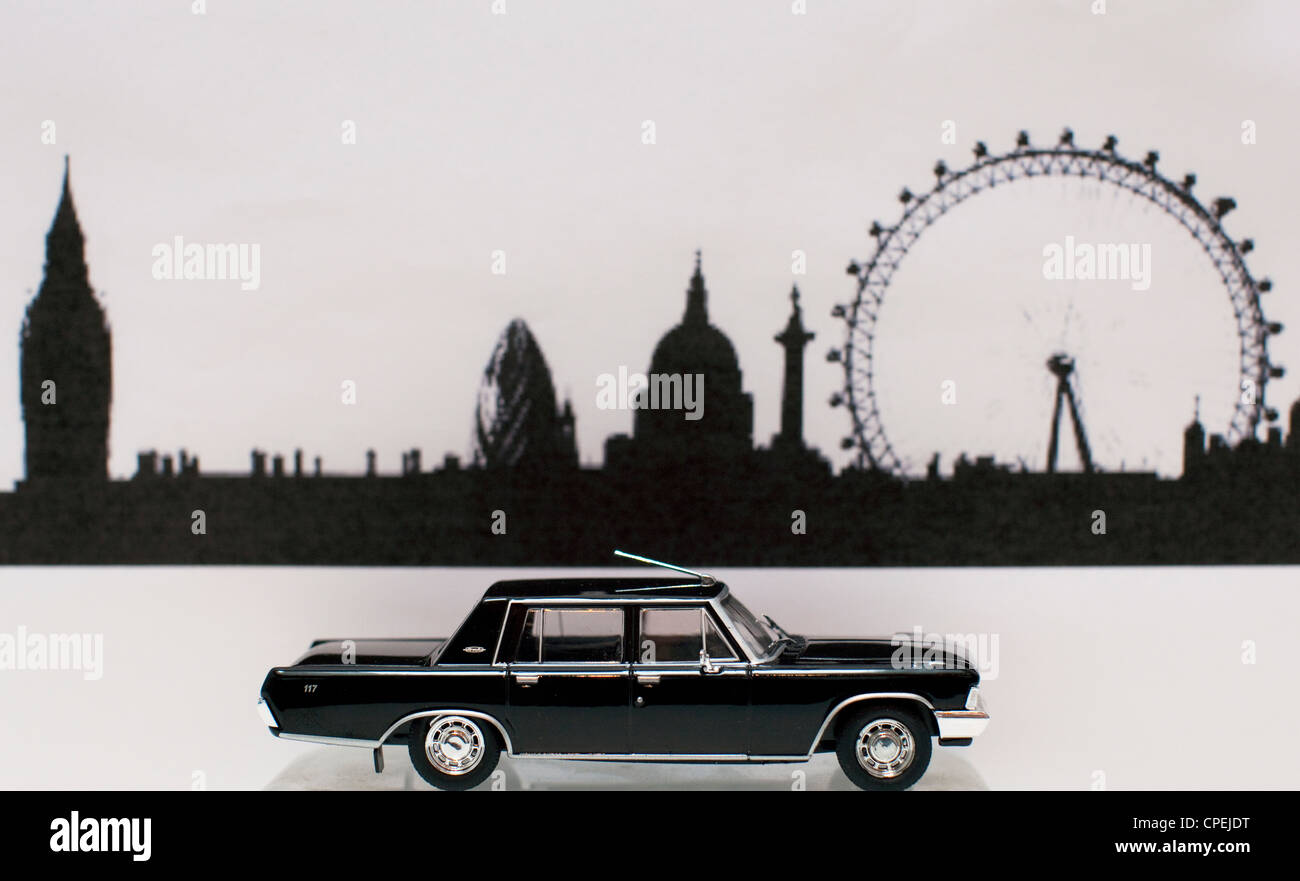 ZIL 'Lanes' à Londres pour les fonctionnaires des transports pendant ...