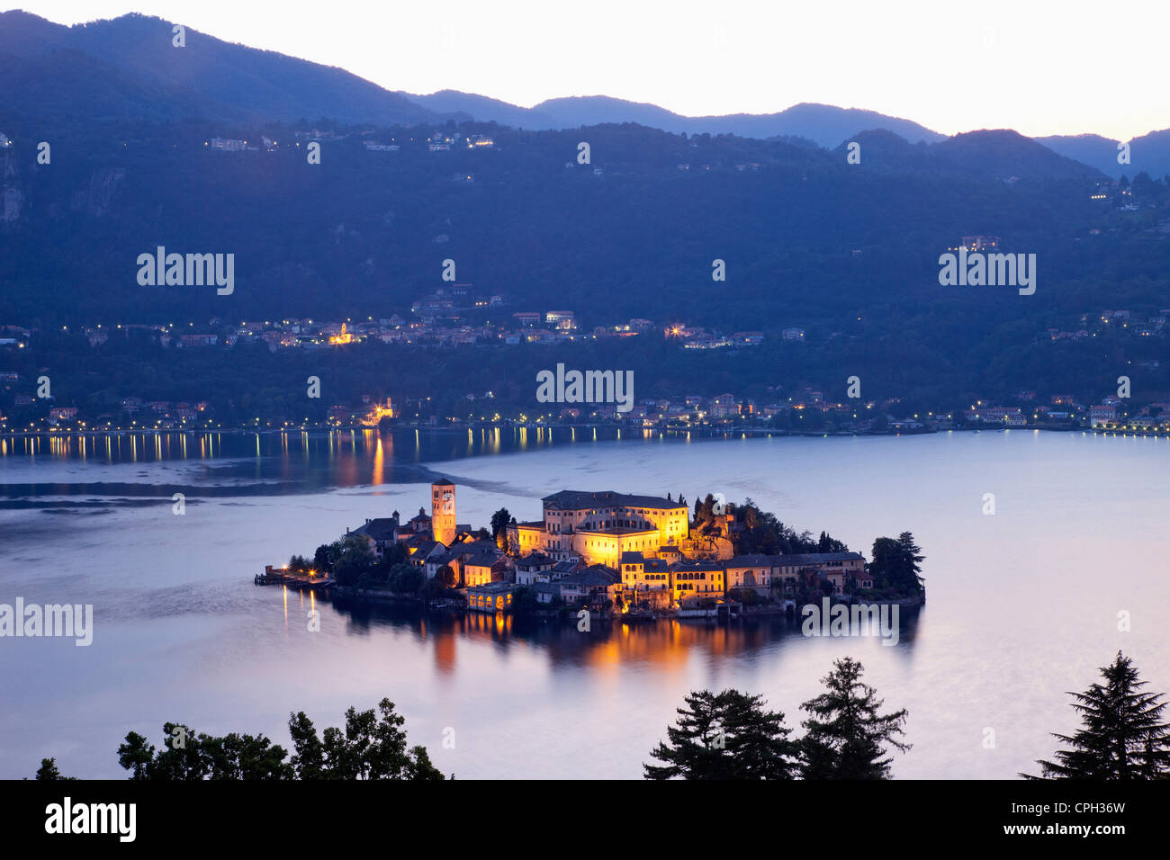 L'Europe, Italie, Piémont, Piémont, lac d'Orta, Lago d'Orta, Orta ...
