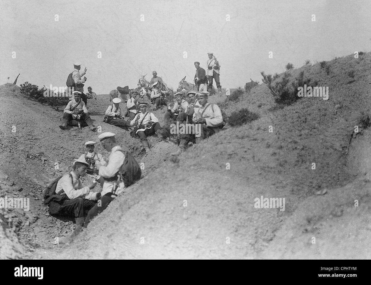Le repos des soldats allemands Banque de photographies et d’images à ...