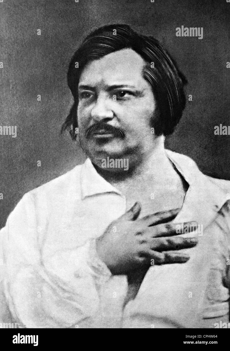 Honore de balzac 1799 1850 Banque de photographies et d’images à haute ...