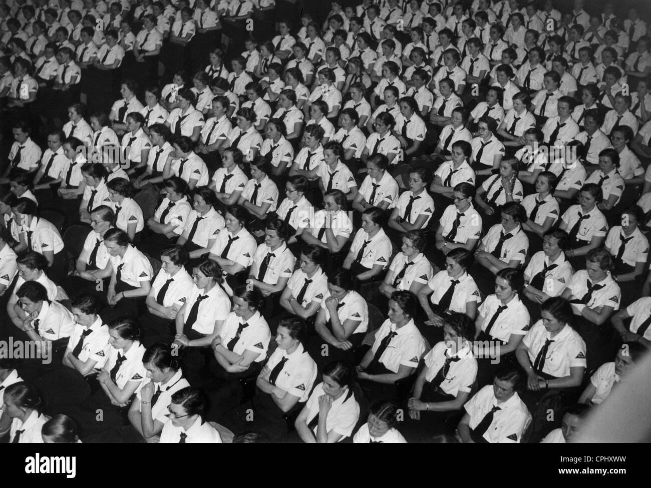'league of german girls' bdm Banque d'images noir et blanc - Alamy