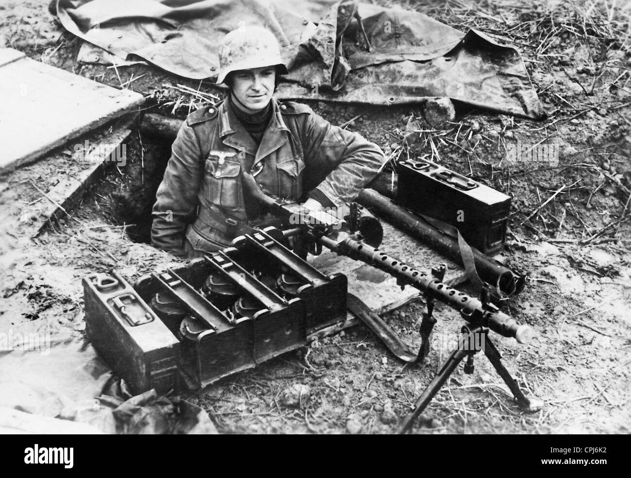Soldat allemand en Tunisie, 1942 Photo Stock - Alamy