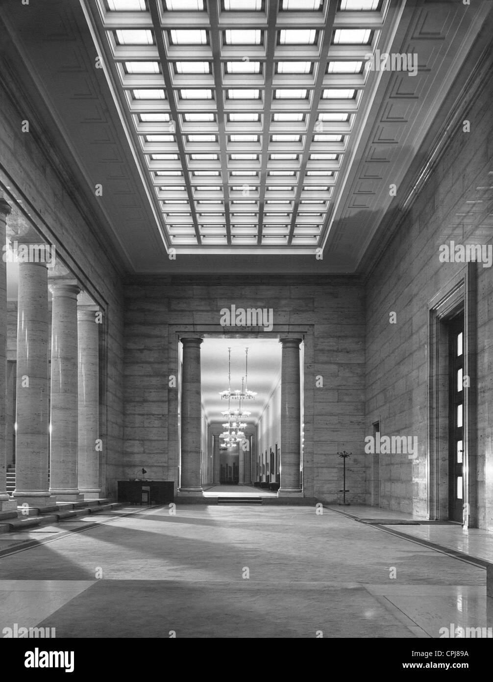 Vue de l'intérieur de la Chancellerie du Reich, 1939 Photo Stock - Alamy