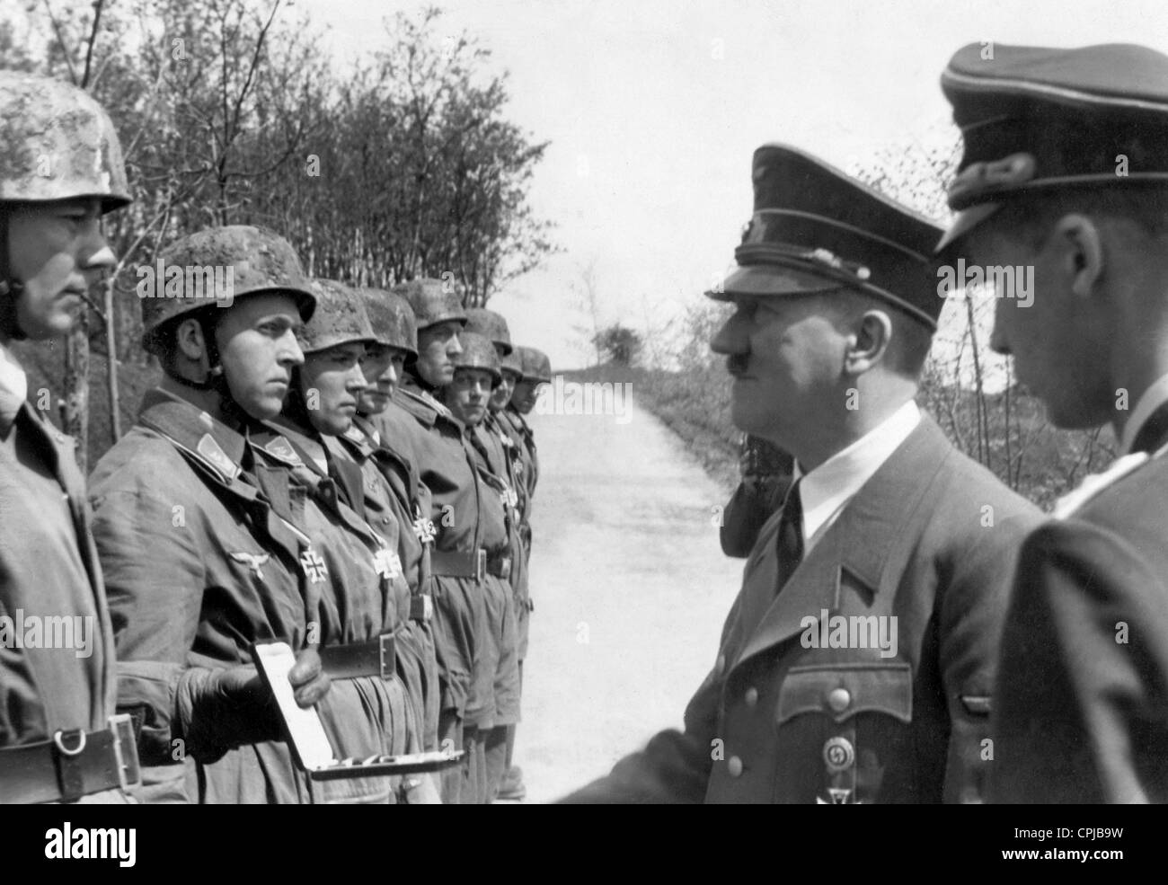Adolf Hitler, 1940 parachutistes spécialisé Photo Stock - Alamy