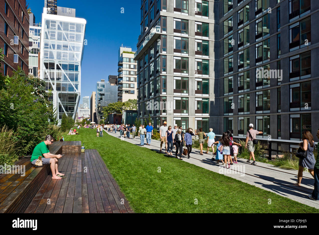High line park Banque de photographies et d’images à haute résolution ...