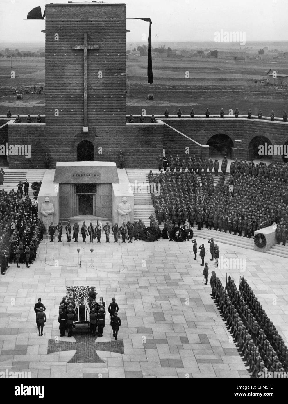 Mort de paul von hindenburg Banque d'images noir et blanc - Alamy