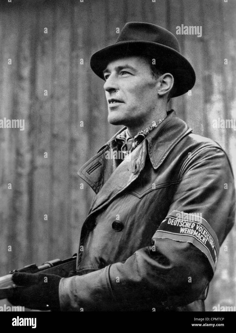 Volkssturm allemand Banque d'images noir et blanc - Alamy