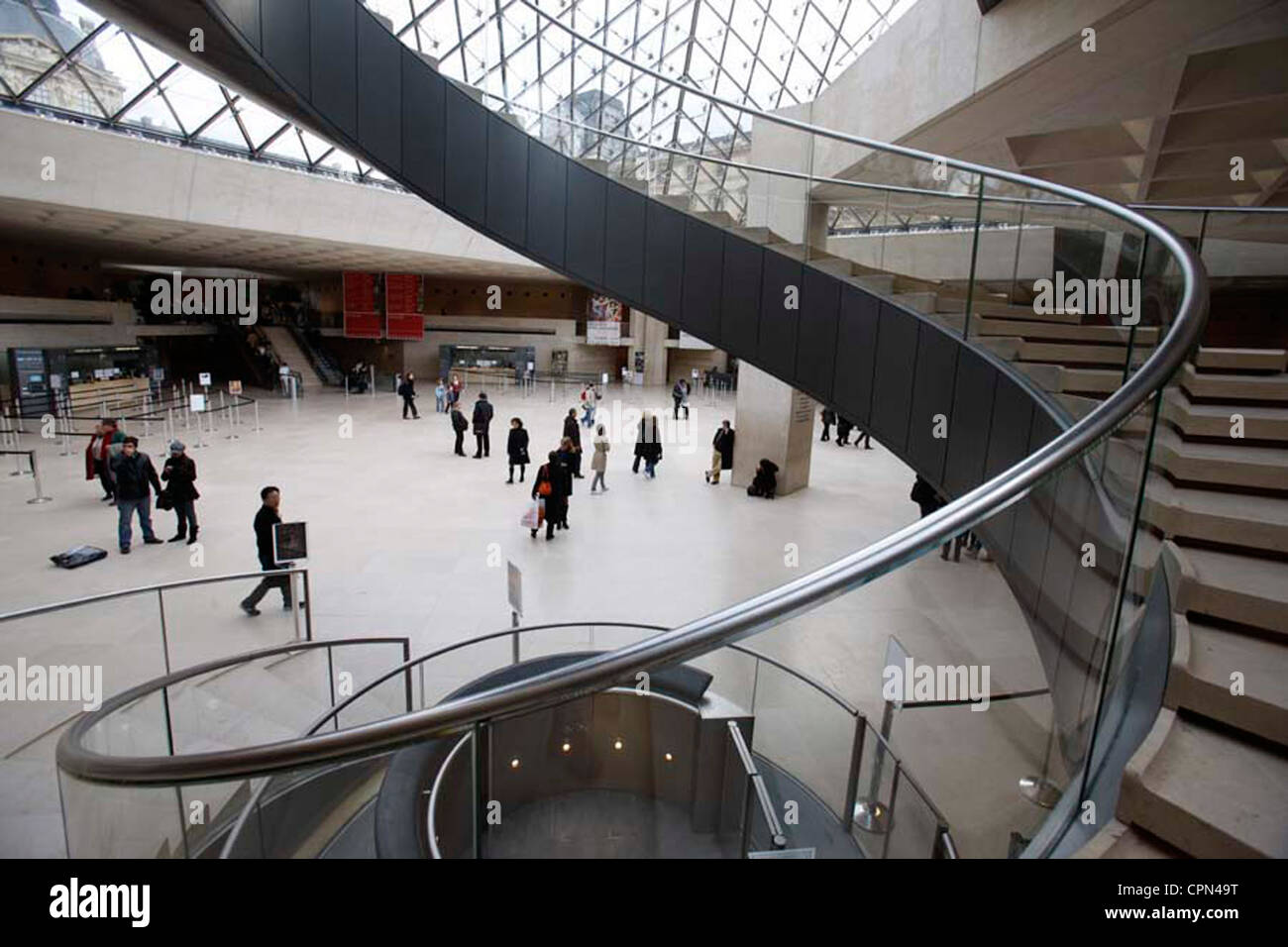 Silhouette du louvre Banque de photographies et d’images à haute ...