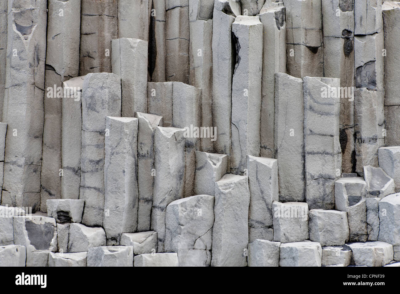 Colonnes de colonne de basalte volcanique Banque de photographies et d ...
