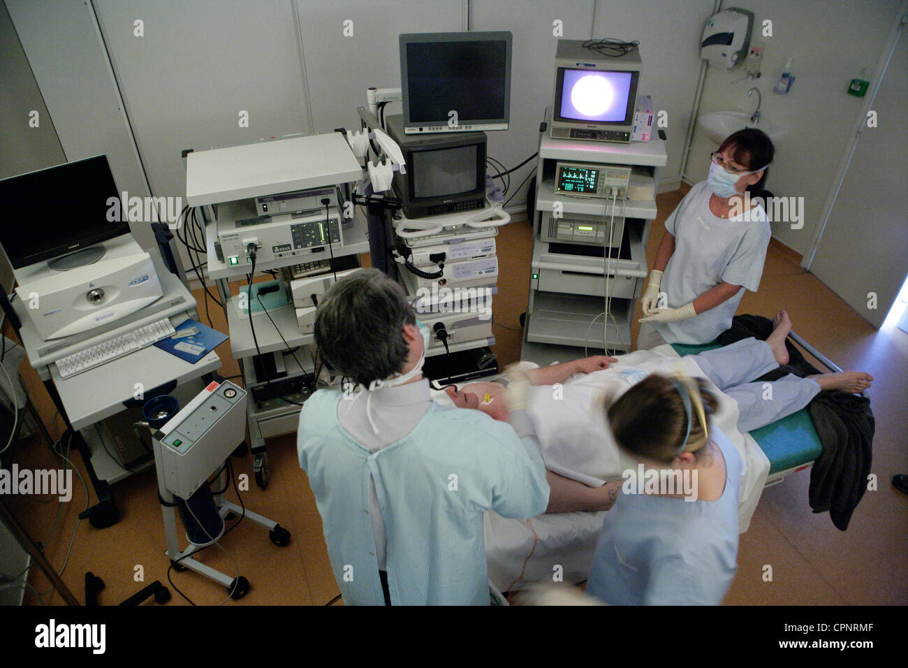 Bronchial endoscopy Banque de photographies et d’images à haute ...