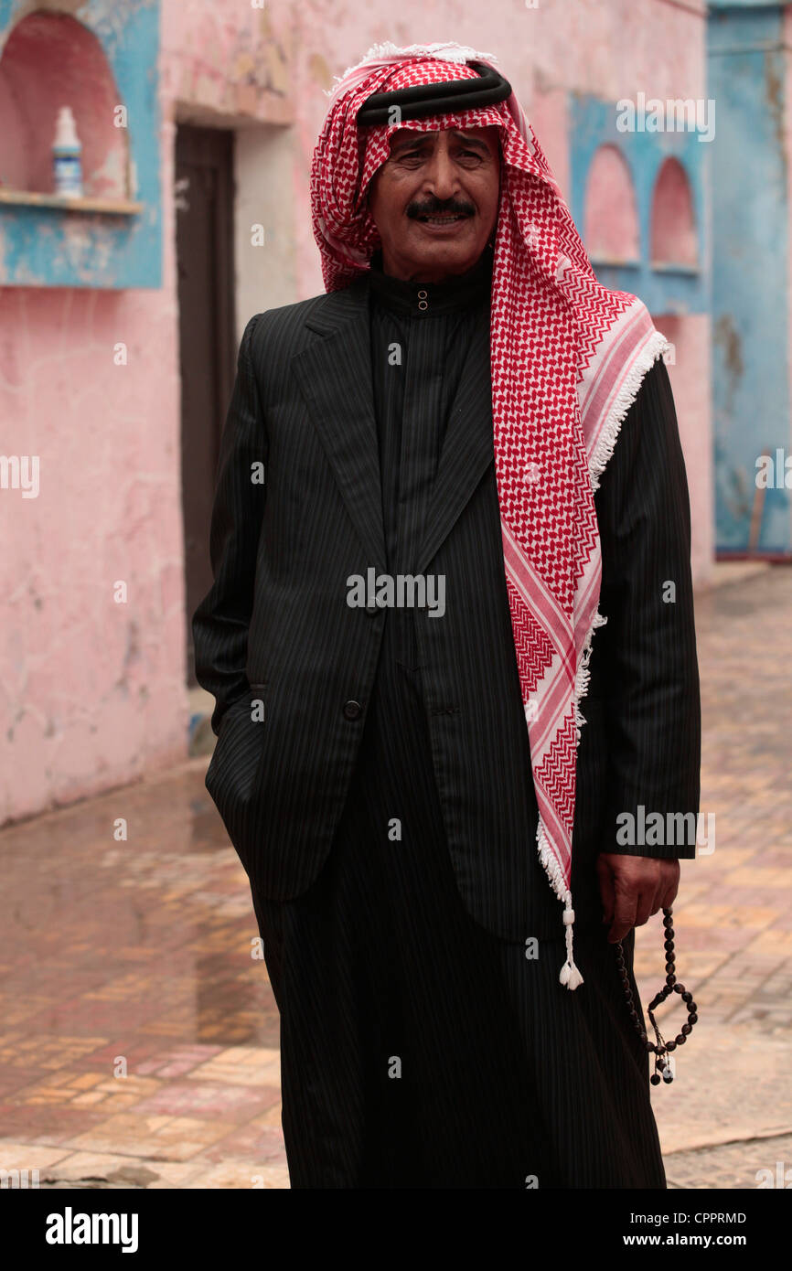 Keffieh palestinien traditionnel Banque de photographies et d’images à ...