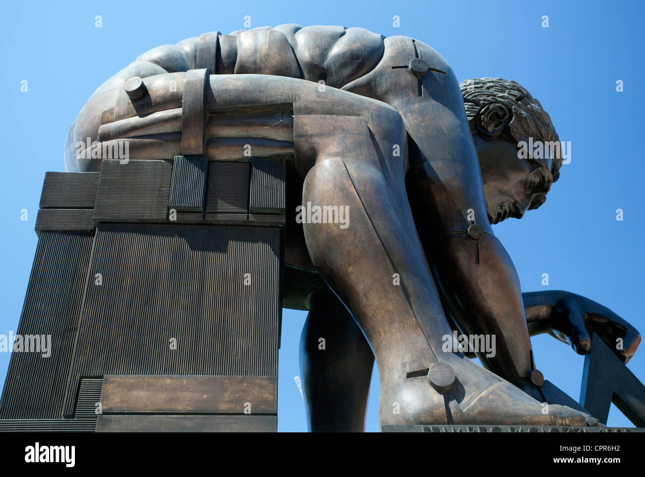Statue de newton eduardo paolozzi Banque de photographies et d’images à ...
