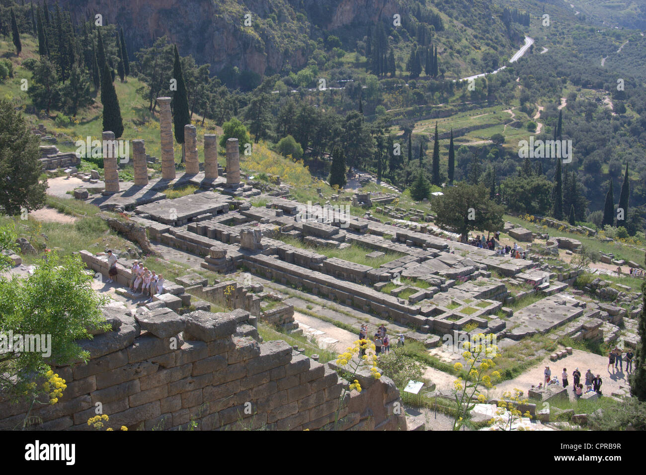 Delphes temple Banque de photographies et d’images à haute résolution - Page 2 - Alamy