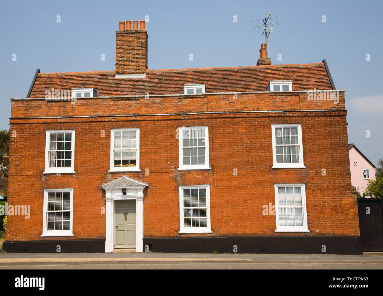 Manoir en briques rouges Banque de photographies et d’images à haute ...