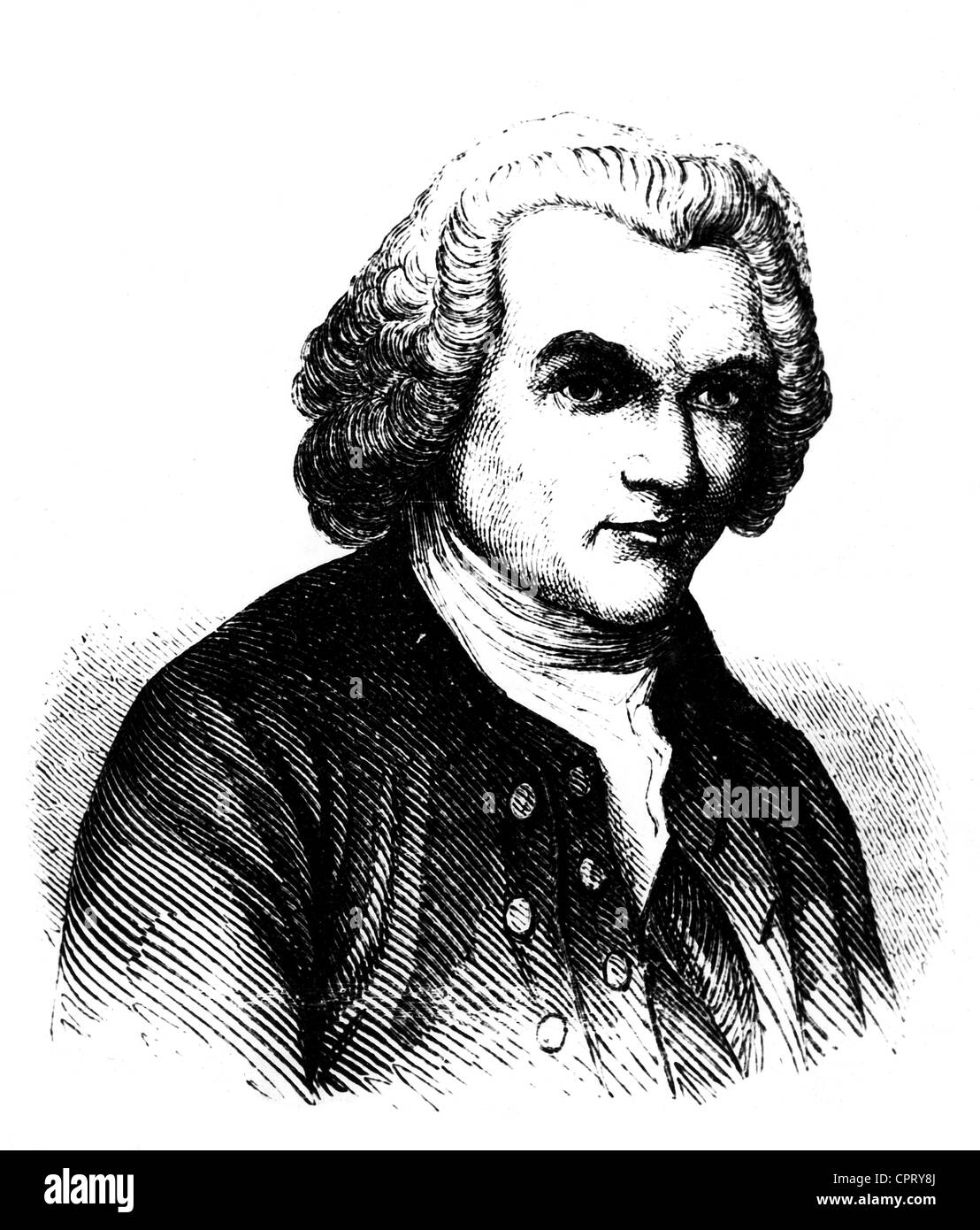 Jean jacques rousseau portrait Banque de photographies et d’images à ...