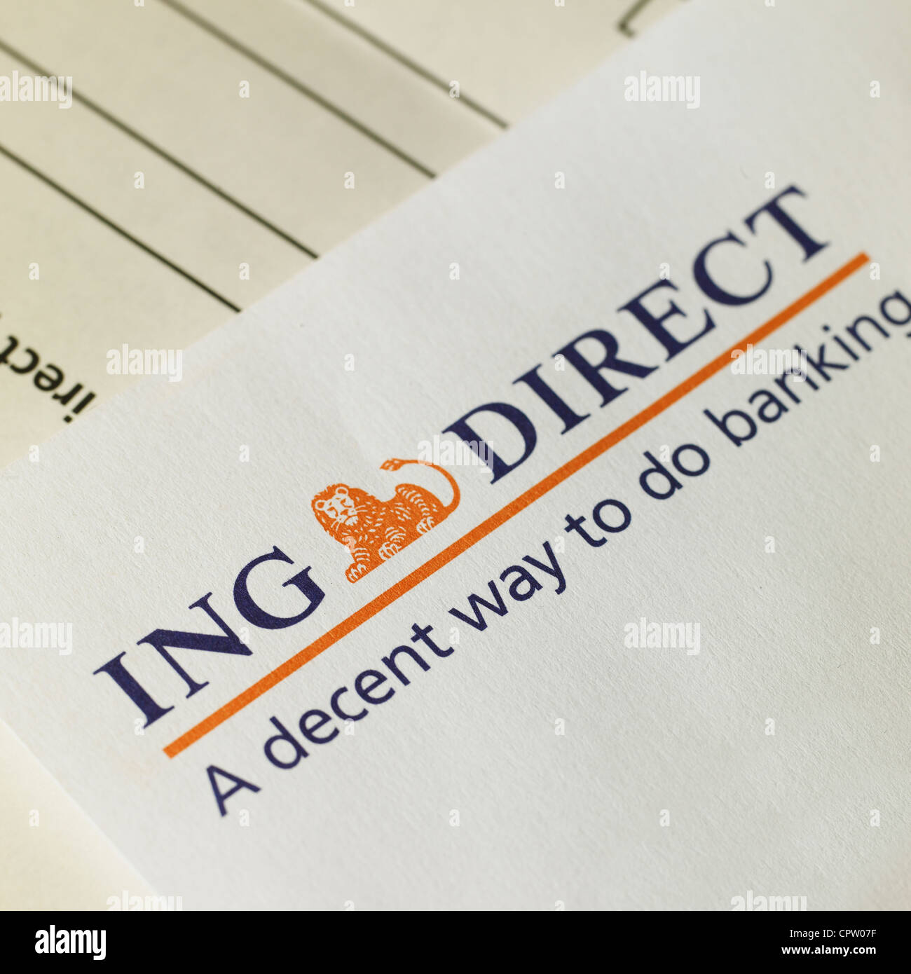 Ing direct Banque de photographies et d’images à haute résolution - Alamy
