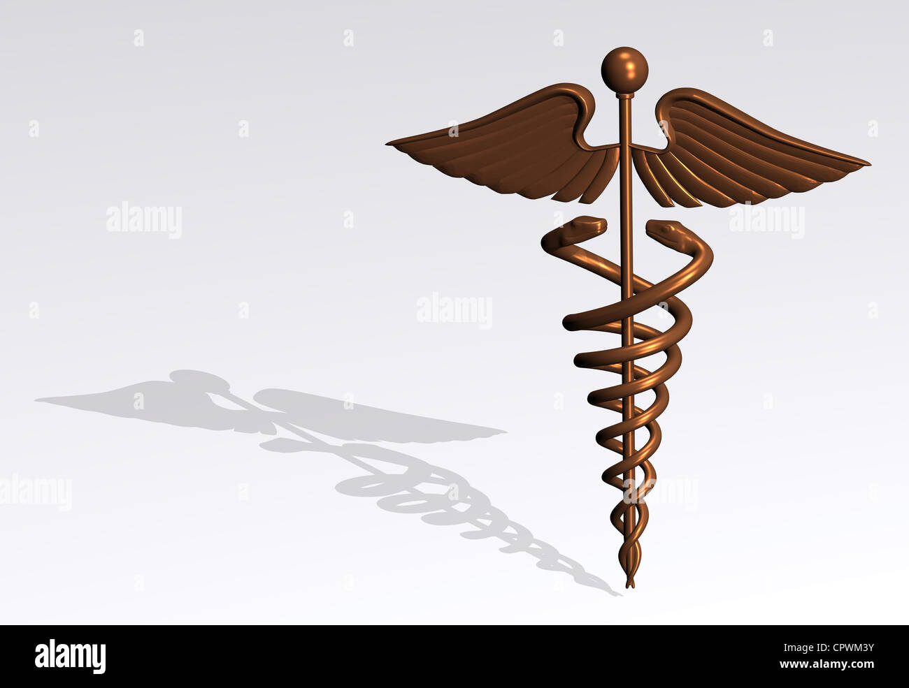 Caduceus medical symbol Banque de photographies et d’images à haute ...