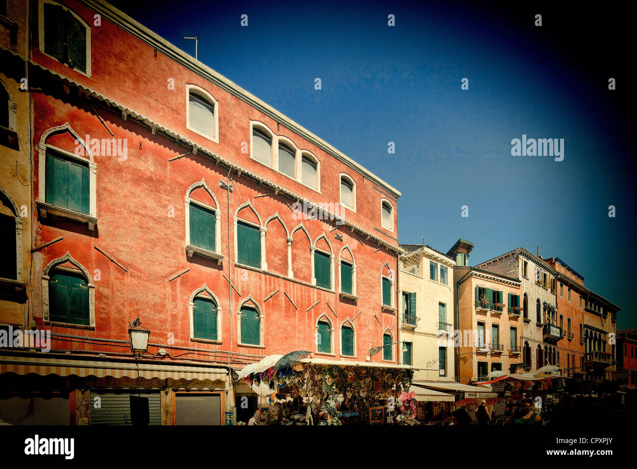 Maisons typiques de Venise, Strada Nova, Venise, Italie Photo Stock - Alamy