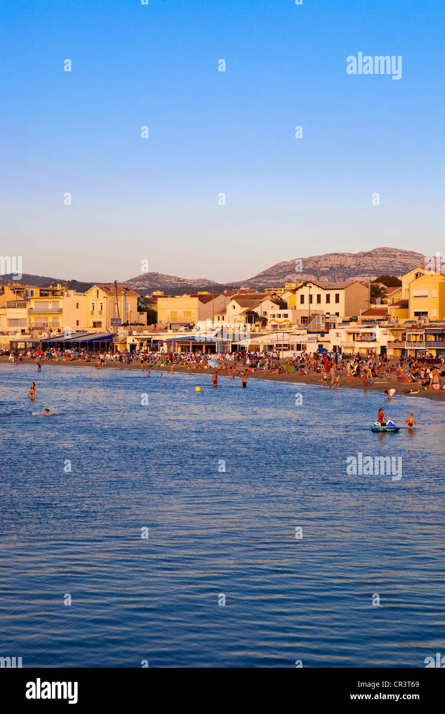 Plage pointe rouge marseille Banque de photographies et d’images à ...