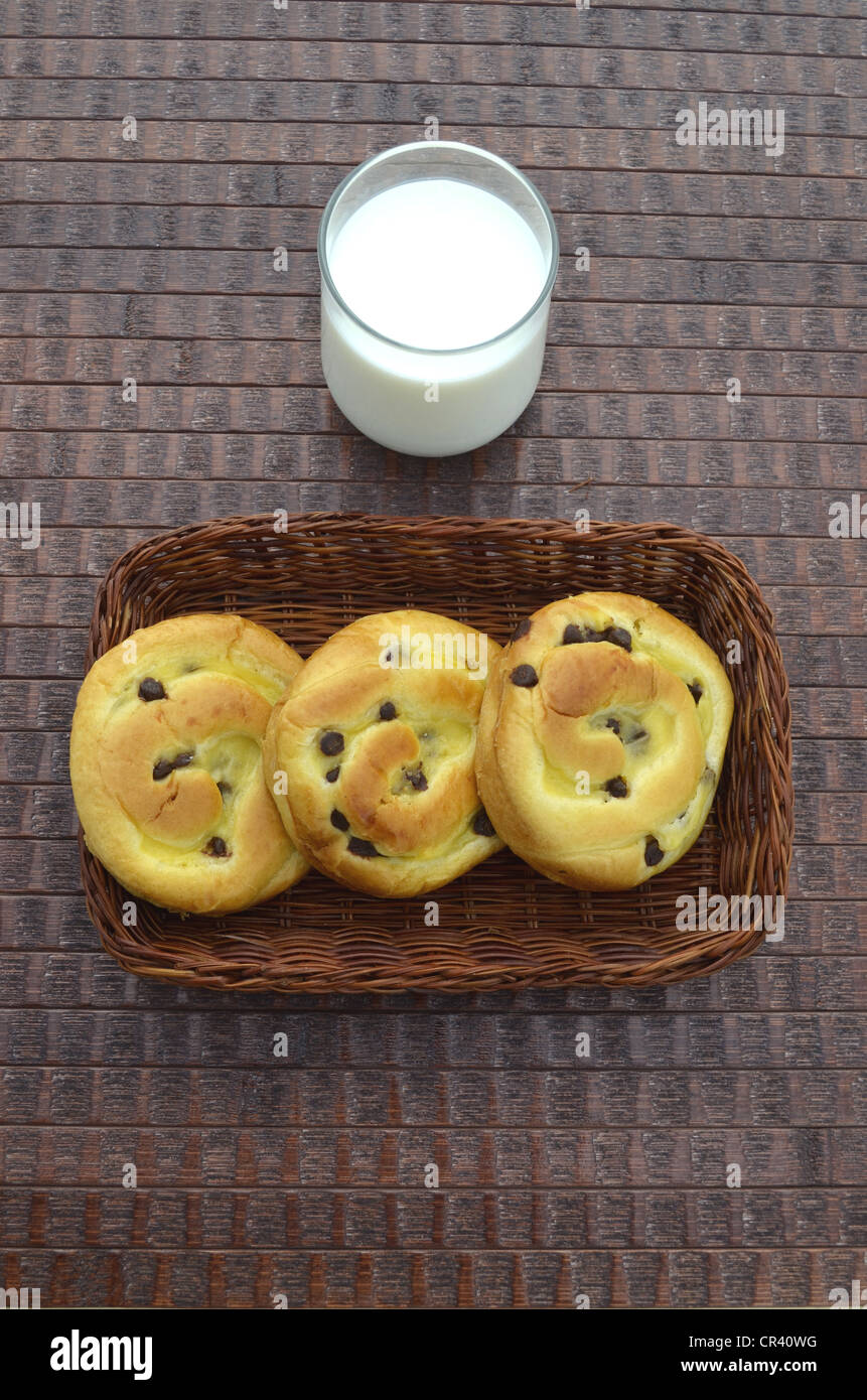 Chinois, Traditionnel Breton gâteau escargot fait à partir de la pâte ...