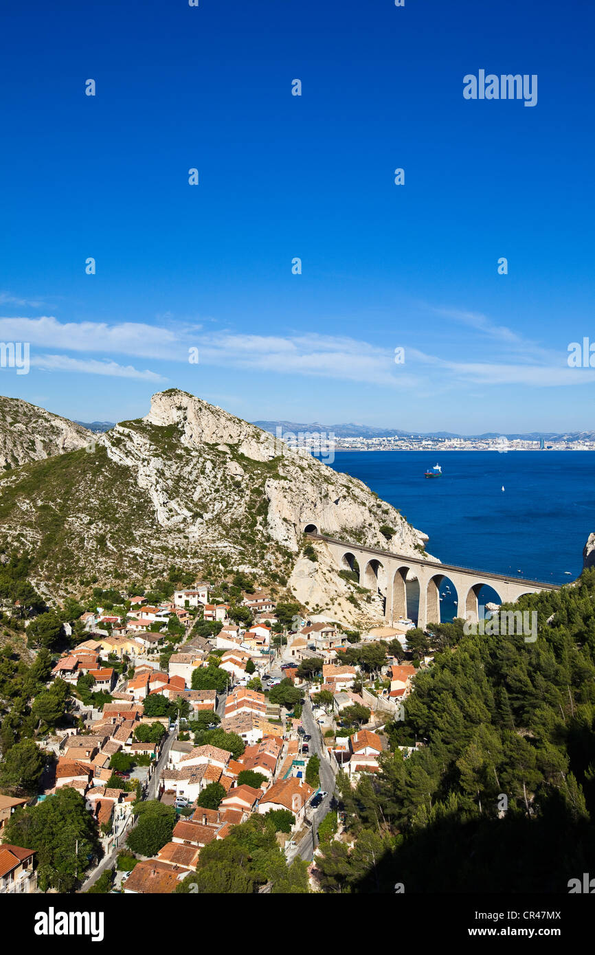 France, Bouches du Rhône, Marseille, la Côte Bleue (Côte Bleue ...