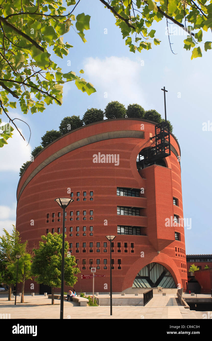 France, Essonne, Evry, Evry cathédrale (Cathédrale de la résurrection d ...