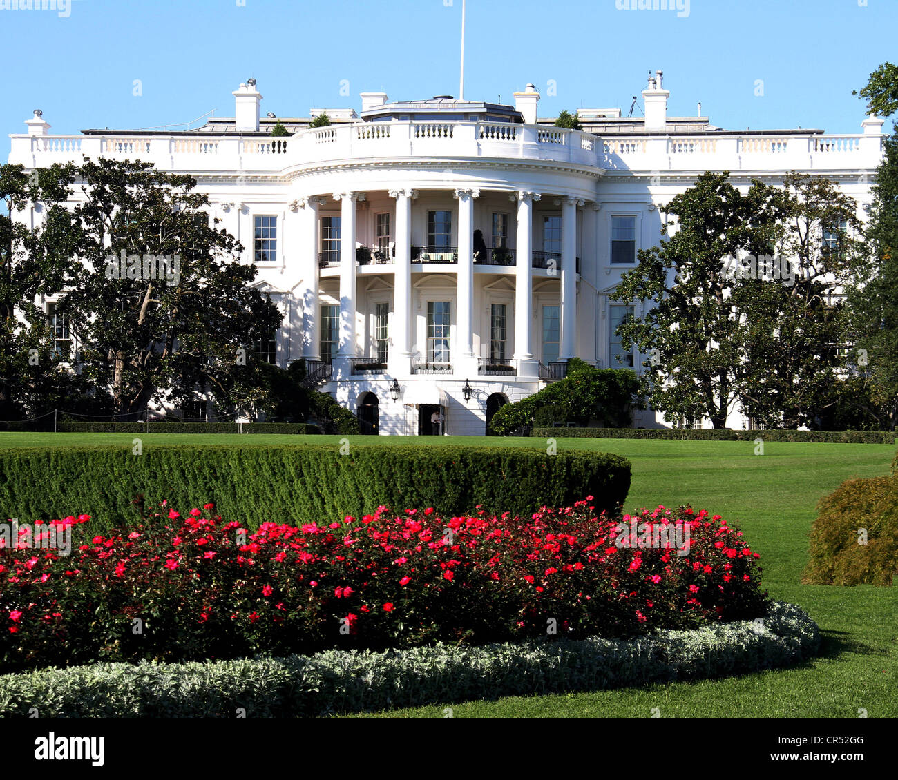Portique sud de la maison blanche Banque de photographies et d’images à ...