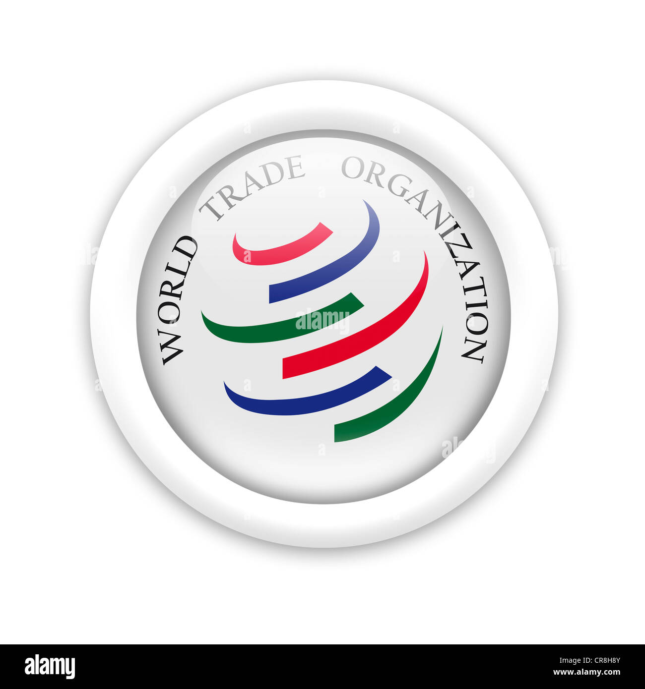 L'icône de l'OMC, symbole du drapeau logo emblème Photo Stock - Alamy