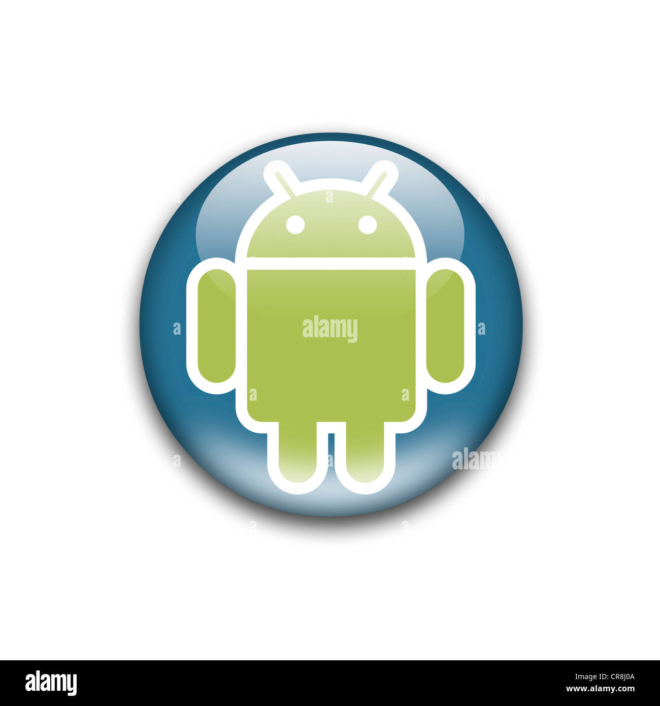 Logo Icône android symbole du drapeau emblème Photo Stock - Alamy