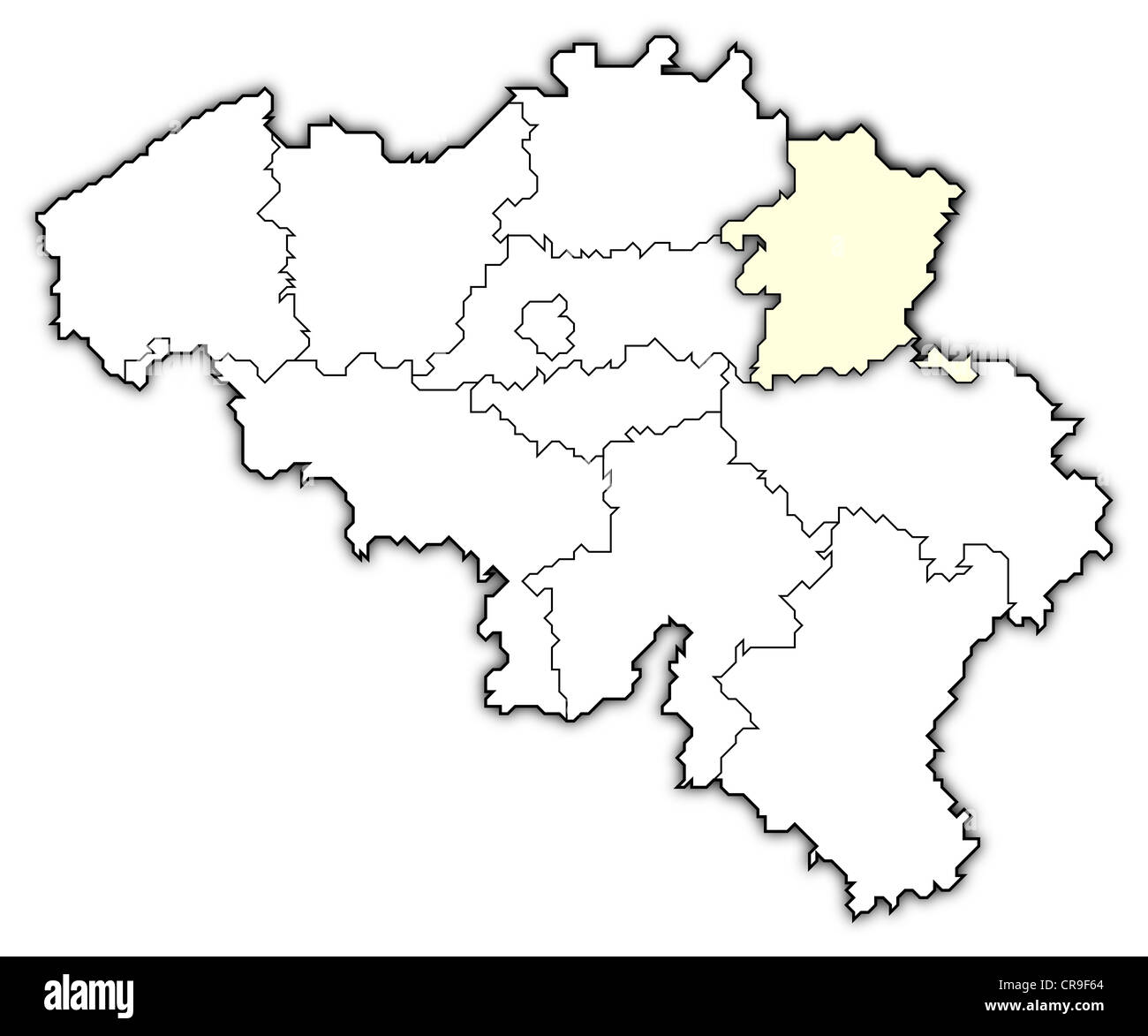 Limburg map Banque de photographies et d’images à haute résolution - Alamy