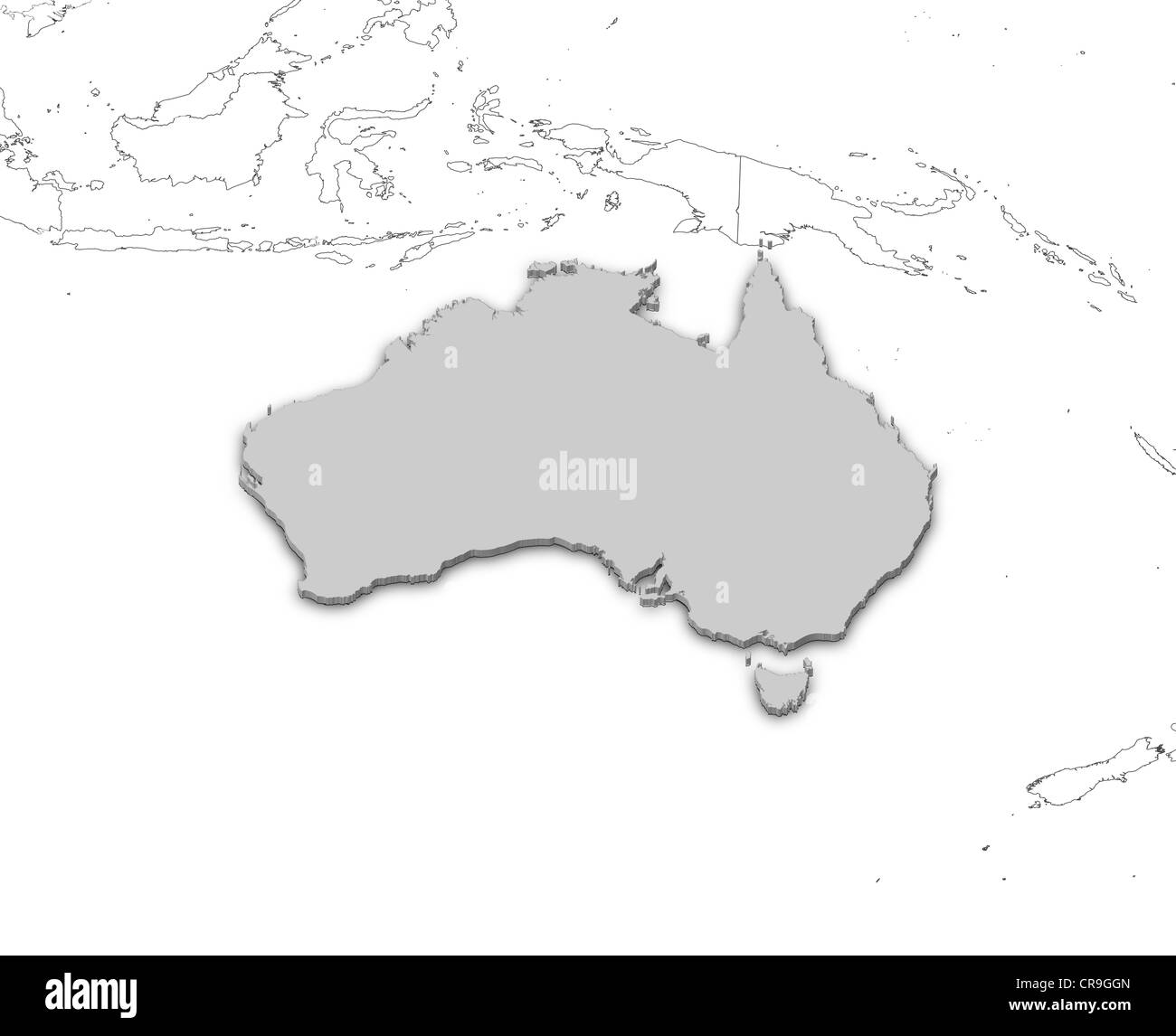 Mapa político de australia Banque d'images noir et blanc - Page 3 - Alamy