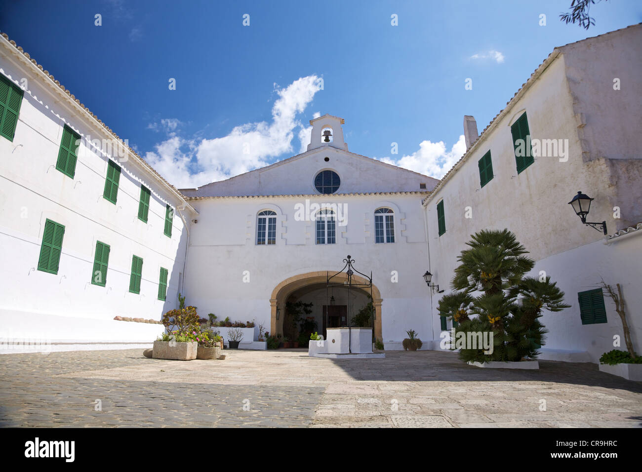 Église de la montagne de l'île de Minorque à Toro en Espagne Photo ...
