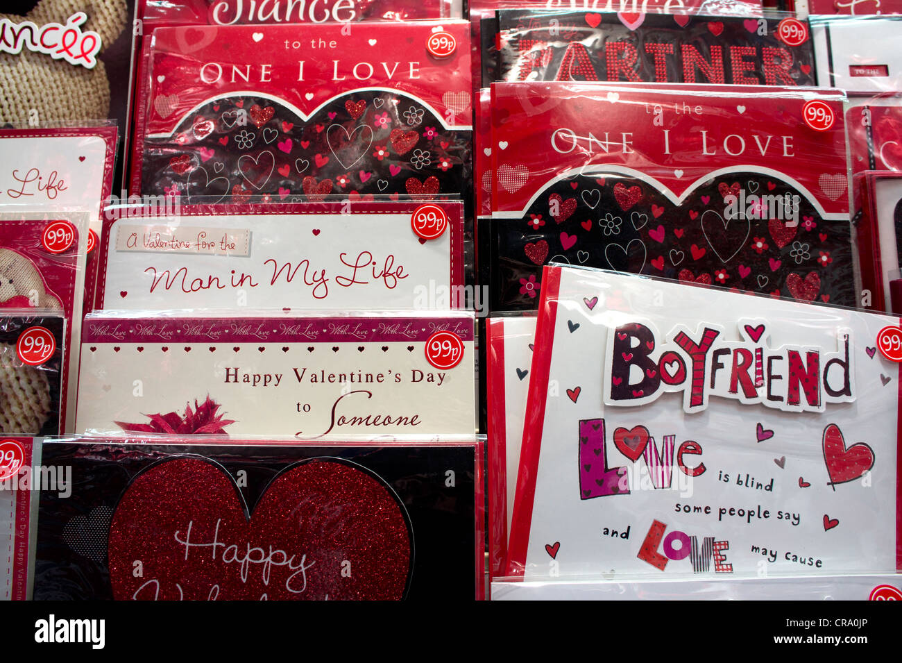 Valentines day cards Banque de photographies et d’images à haute ...