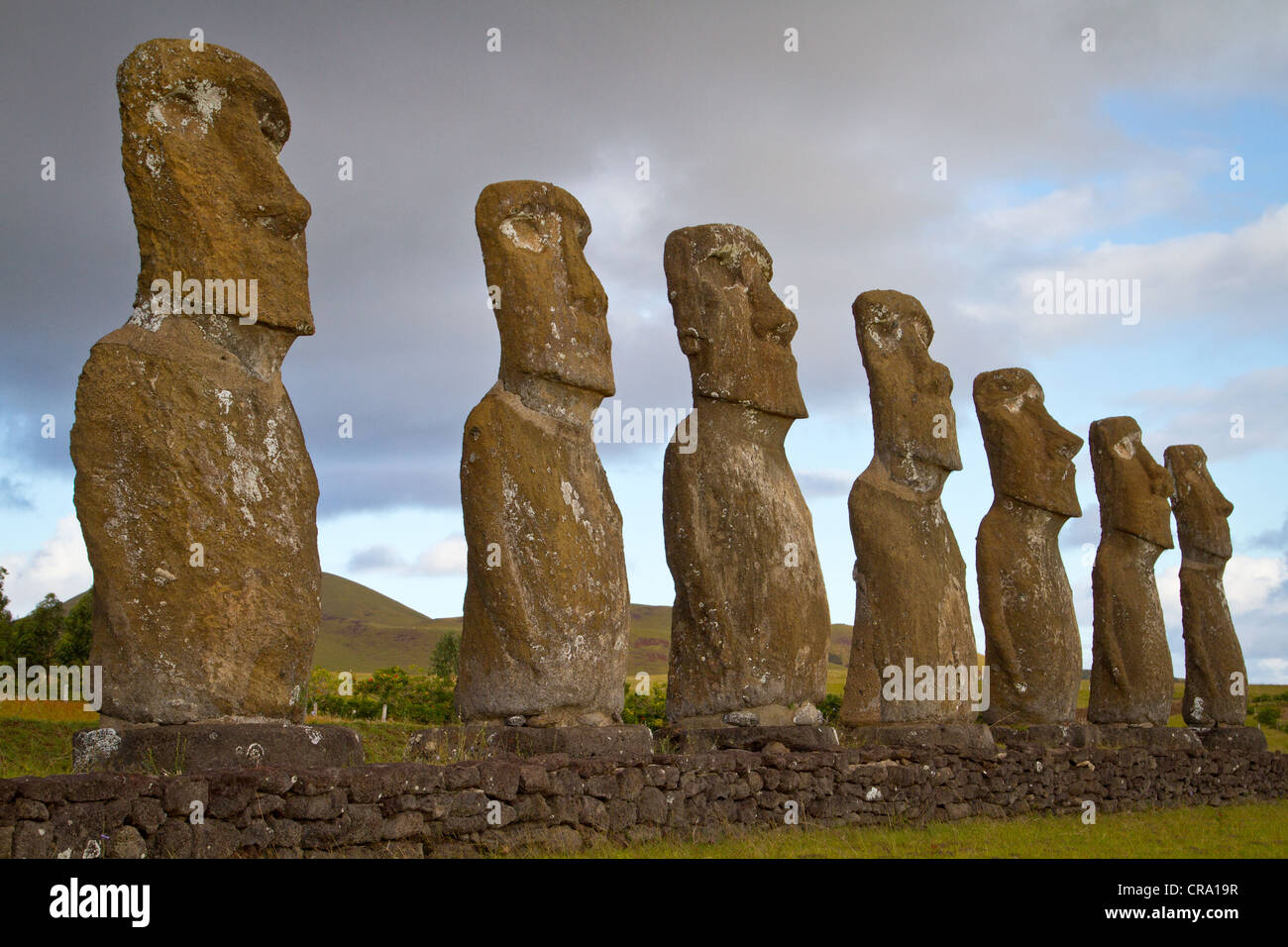 Ahu Akivi Banque d'image et photos - Alamy