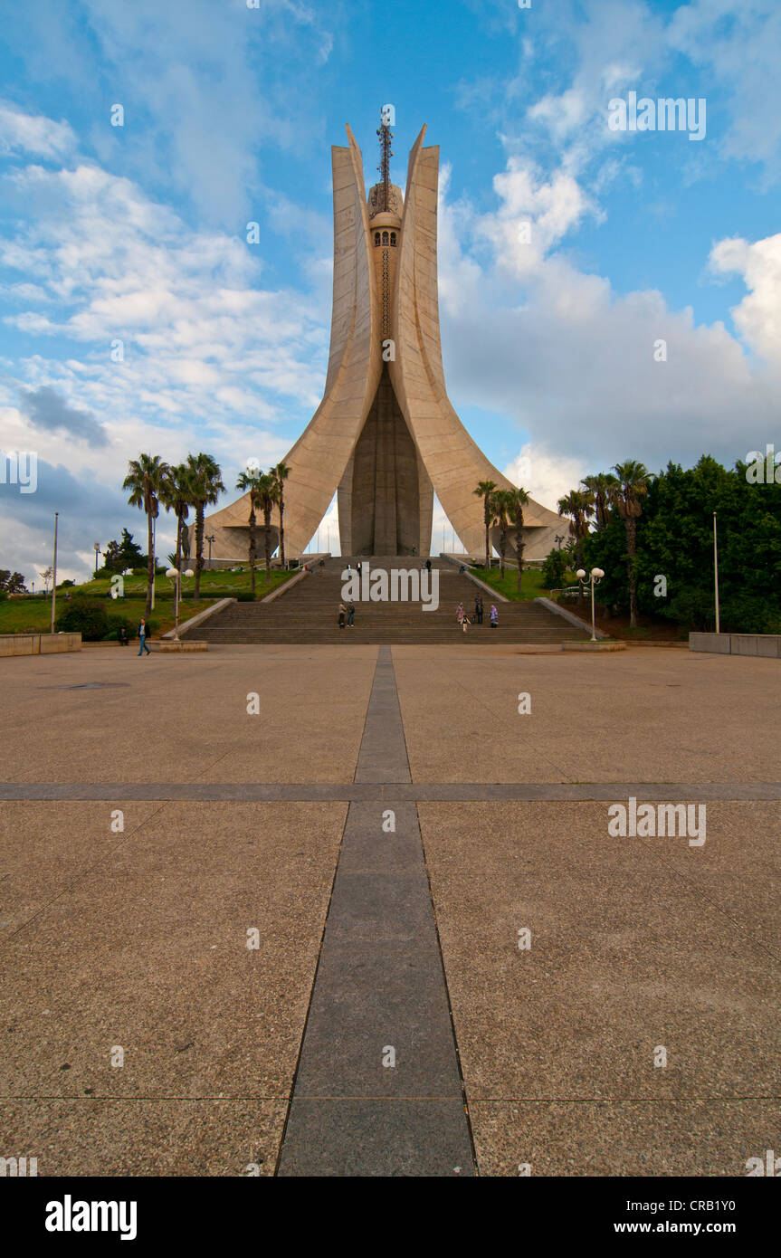 Le Monument des Martyrs à Alger, Algérie, Afrique Photo Stock - Alamy