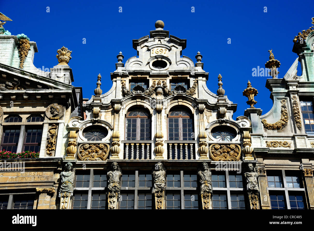 Bâtiment de style baroque, Guild House sur la Grand Place ou Grote ...