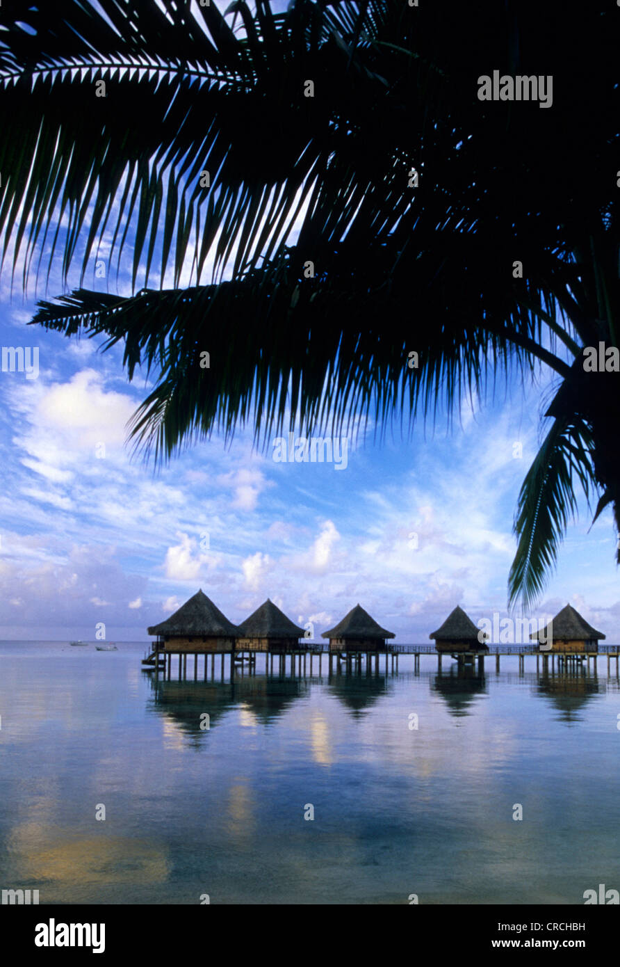 Plage de la station de rangiroa Banque de photographies et d’images à ...