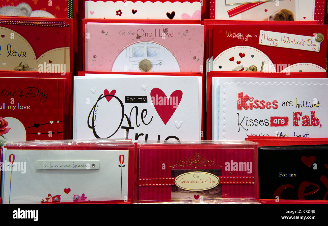 Valentines day cards Banque de photographies et d’images à haute ...