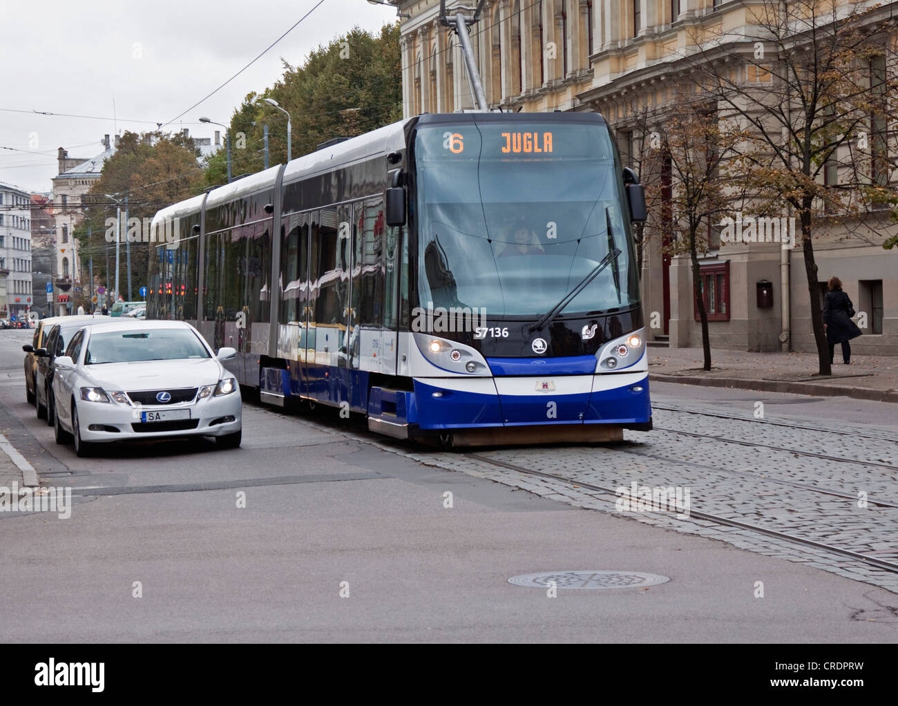 Riga tram Banque de photographies et d’images à haute résolution - Alamy