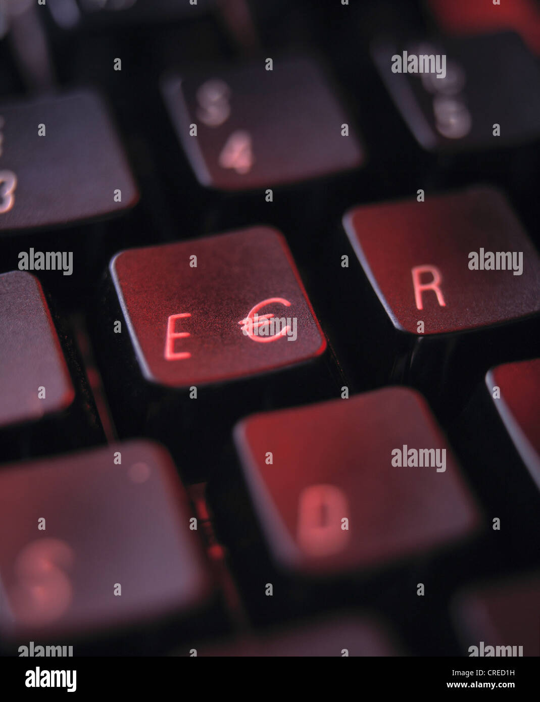 Clavier avec symbole Euro Photo Stock - Alamy