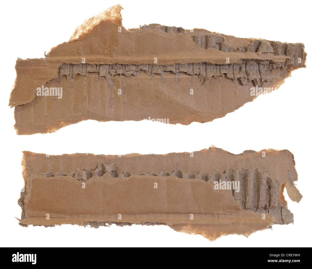 Recyclage des emballages en carton Banque d'images détourées - Alamy