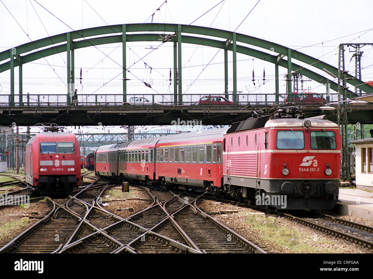 Vienne, Autriche, les chemins de fer autrichiens et des trains de la ...